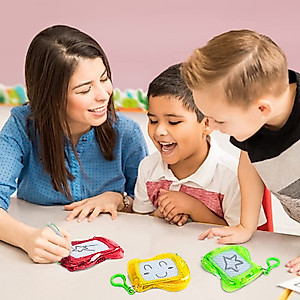 YouCute 8 Mini Magnetic Drawing Board with Metal Keychain Party Favors for Kids Goodie Bag Stuffers Birthday Party Bag for Boys Girls