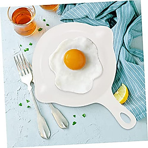 Alipis Ceramic Bakeware Bread Oven Bread Loaf Pans for Baking Mini Loaf Baking Pans Ceramic Egg Skillet Tortilla Pan Mini Fry Pan Plate for Cheese Roasting High Temperature Baking Pan Egg