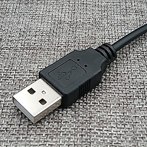 BesCable USB to USB Cable - Superspeed USB 2.0 Type A Male to Type A Male 24 / 28AWG Cable 7 Feet - Black
