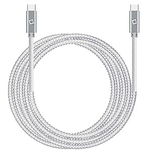 Dual USB-C/PD 60W Fast Charging Cord Compatible with Oppo Reno2 Plus 5Gbps Data Transfer for Power Delivery Hi Capacity Charging (Black)
