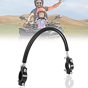 Foruly ATV Mud Strap for Handlebars, 0.75-1.37 Inch ATV Motorcycle Mud Grab Strap Compatible with Can-Am Outlander Renegade Polaris Sportsman Honda Foreman Fourtrax Rancher Snowmobile (Black)