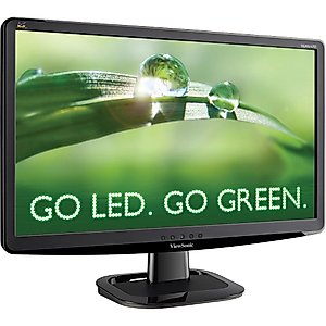 ViewSonic VA2033-LED 20-Inch Widescreen LED Monitor (Black)