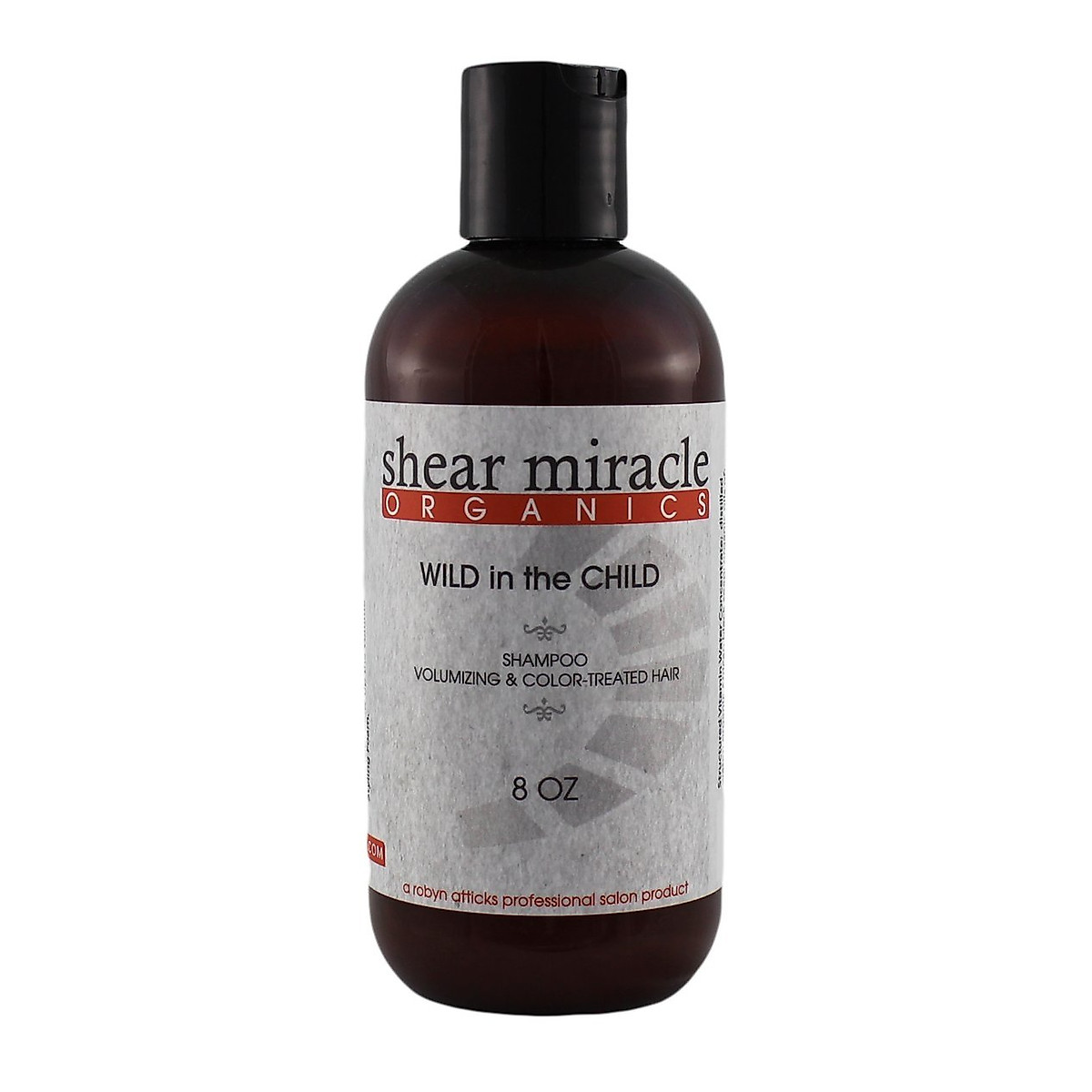 Wild in the Child Shampoo (Adds Body & Volume) - Vegan, Gluten Free, GMO Free, No Animal Testing. by Shear Miracle Organics