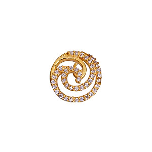 925 Sterling Silver Nose Stud Gold Nose Piercing Indian Nose Stud Crystal Nose Stud White Diamond Nose Stud Indian Nose Ring Flower Nose Stud