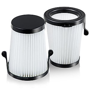 Dreyoo 2 Pack 3'' Replacement Dry Vacuum Filter Compatible with Milwaukee 49-90-1950 HEPA Filter Design for Use Compatible with M12 0850-20 Vacuum Cleaner