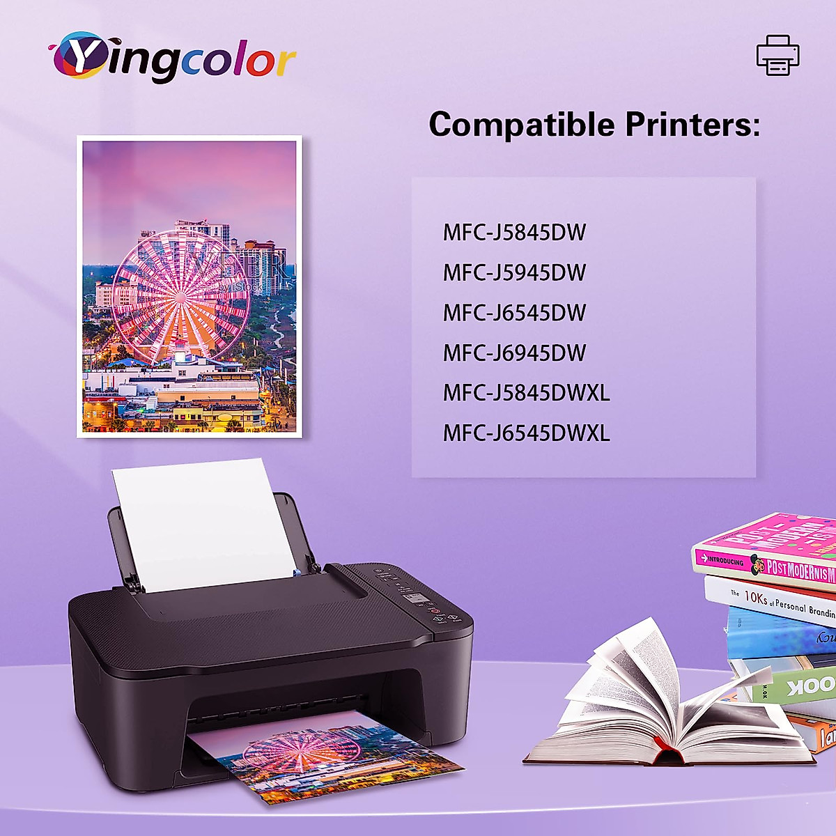 LC3037 BK/C/M/Y Ink Cartridges Super High Yield Compatible Replacement for Brother LC3037 LC3037XXL LC3039 for Brother MFC-J5945DW MFC-J6945DW MFC-J5845DWXL MFC-J6545DWXL Printer (8 Pack)