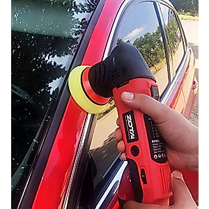 ZOTA Oribtal Polisher, 3 inch Dual Action Polisher with 13.1 feet Cord, Mini Polisher Kit and Polisher for Car Detailing.