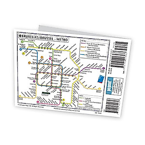 Brussels PopOut Map (PopOut Maps)