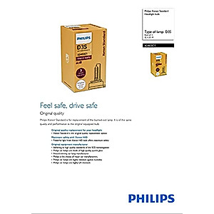 PHILIPS D3S 4300K XenStart OEM Replacement HID XENON Bulb 42403C1 35W DOT GERMANY - Pack of 1 by ALI
