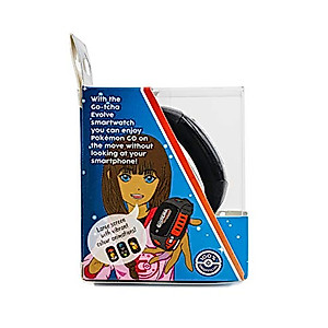 Go-tcha Evolve LED-Touch Wristband Watch for Pokemon Go with Auto Catch and Auto Spin - Black/Red