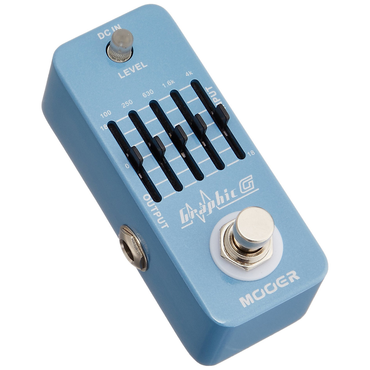 Mooer EQ Effects Pedal, 2.25 x 4.25 x 1.75 (Graphic G)