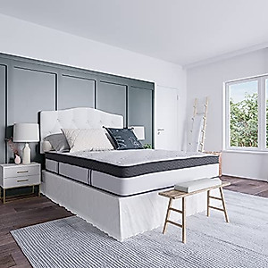 EMMA + OLIVER 12 Inch CertiPUR-US Certified Memory Foam Pocket Spring Mattress, Queen Mattress in a Box