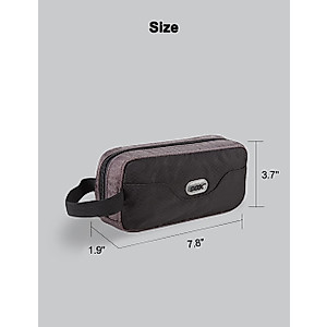 GOX Travel Toiletry Bag Dopp Kit Case for Men Multifunction Packing Organizer Pouch(Black)
