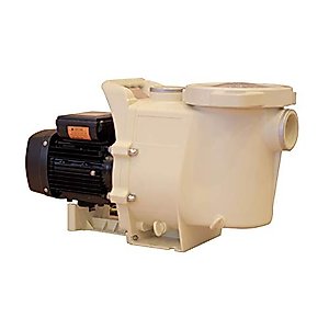 FibroPool 1.5 HP Swimming Pool Pump for In Ground Pools and Spas - 1.5 Horsepower - Designed in the USA - High Efficiency Single Speed Motor With Clear Top Lid - FP150