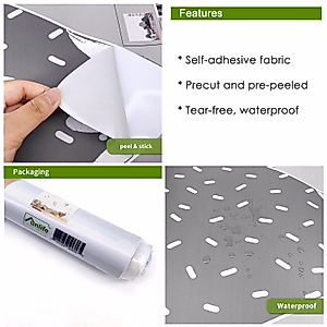 funlife Large Fabric Wall Decal Peel and Stick, Nordic Style Original Hand Drawn Dinosaur Wall Mural Wallpaper Wall Sticker for Kids Room Living Room Playroom, 94.49" x 78.74"