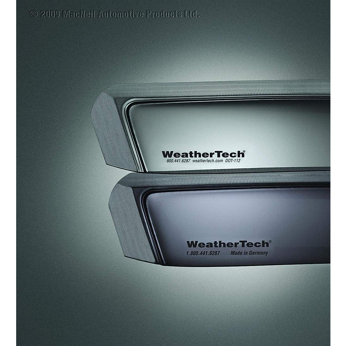 WeatherTech Custom Fit Front & Rear Side Window Deflectors for Ford Edge, Dark Smoke