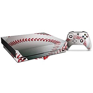 WraptorSkinz Decal Vinyl Skin Wrap Compatible with Xbox One X Console and Controller - Baseball