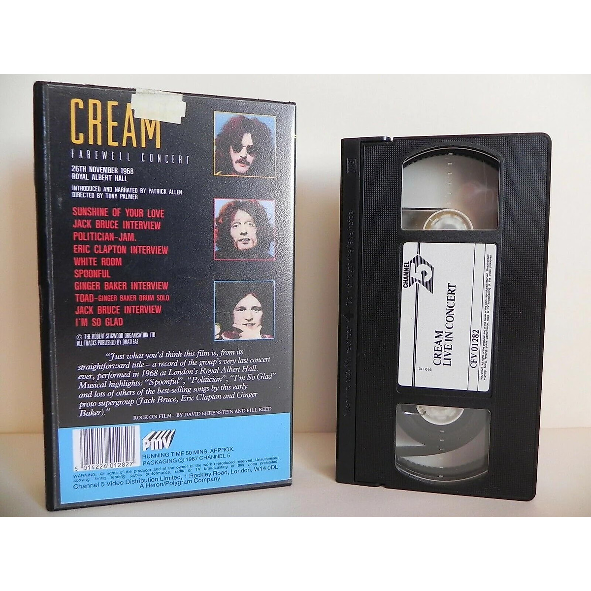 Cream Farewell Concert 1968 Royal Albert Hall (VHS) [VHS Tape]