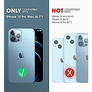 SUPCASE Unicorn Beetle Pro Series Case for iPhone 13 Pro Max (2021 Release) 6.7 Inch, Built-in Screen Protector Full-Body Rugged Holster Case (Black)