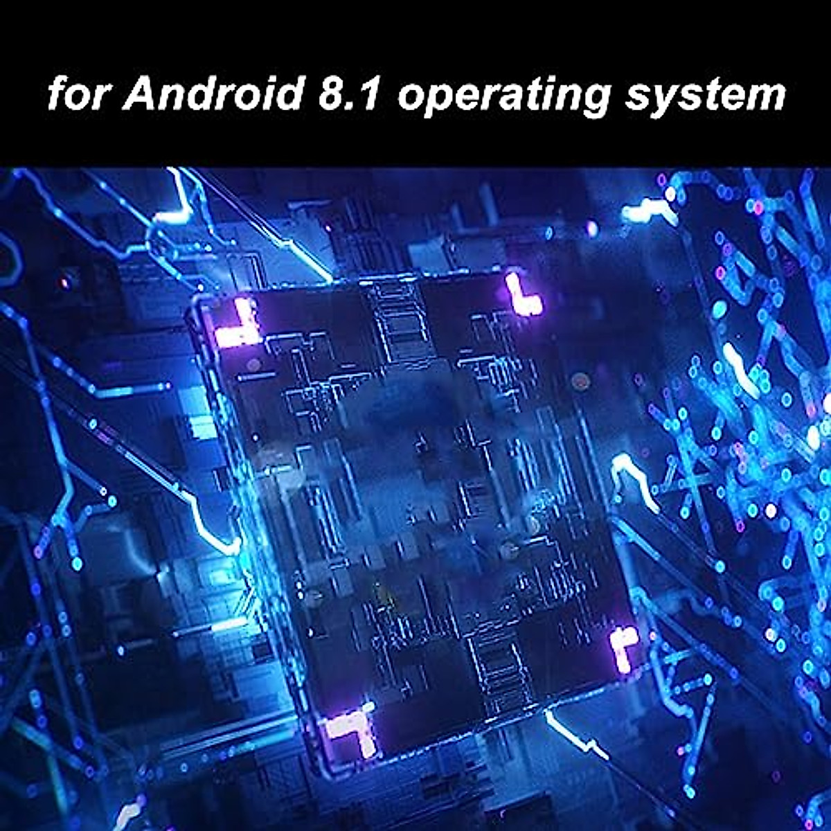 Jopwkuin Tablet PC, 1920x1200 Resolution US Plug 110-240V HD Tablet for Watching for Android 8.1 (Black)