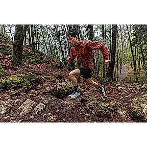 Salomon Speedcross 5 Gore-tex Trail Running Shoes for Men, Monument/Black/Saffron, 12