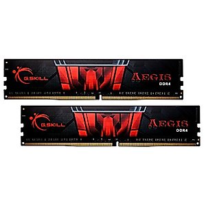 G.Skill 16GB DDR4 Aegis 2400MHz PC4-19200 CL17 Dual Channel Memory Kit (2x8GB)