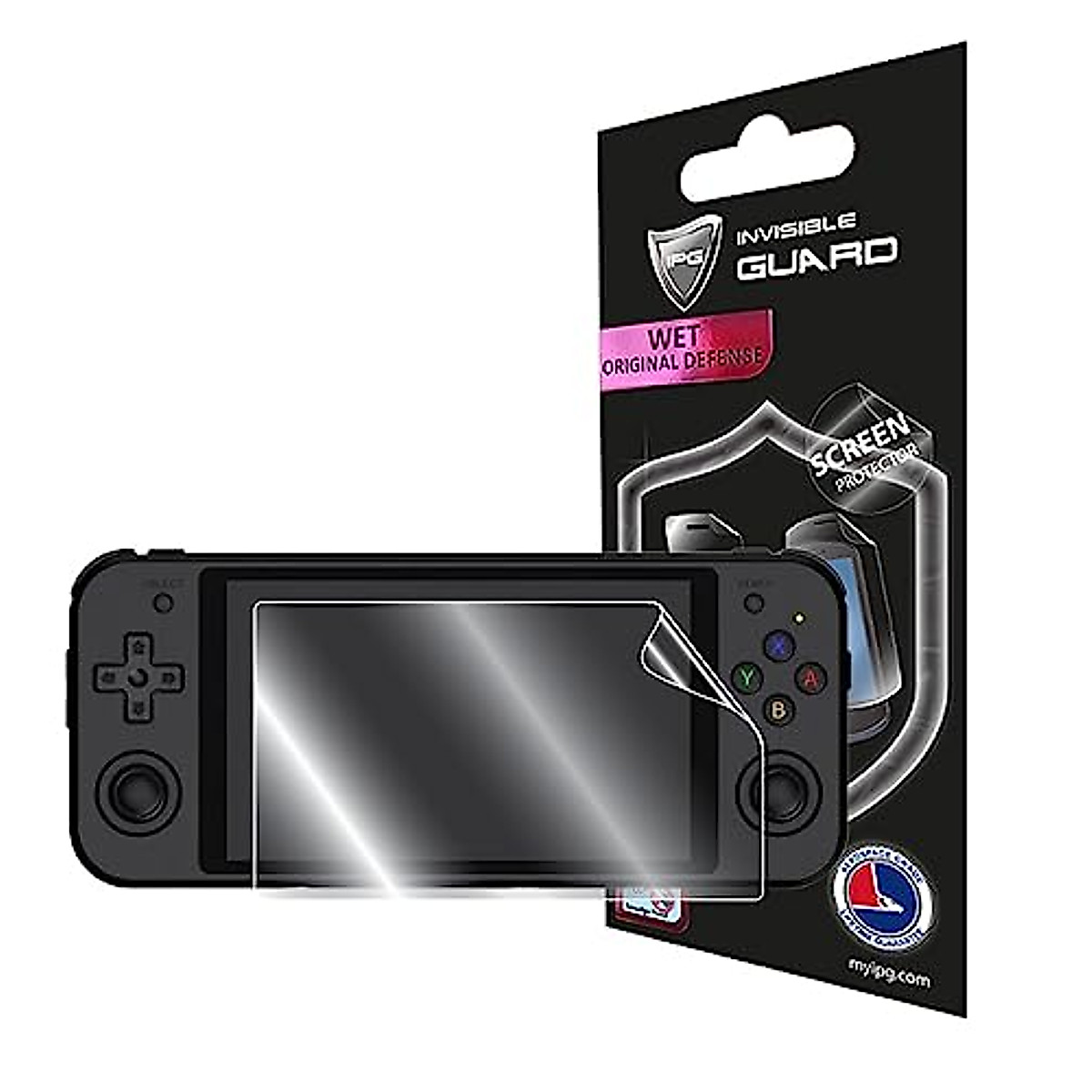 IPG For Anbernic - Daxceirry RG552 Handheld Game Console 5.36 inches Display Screen Protector Hydrogel Invisible Touch Screen Sensitive Ultra HD Clear Film Anti Scratch Skin Guard - Smooth/Self-Healing/Bubble -Free Screen for RG552