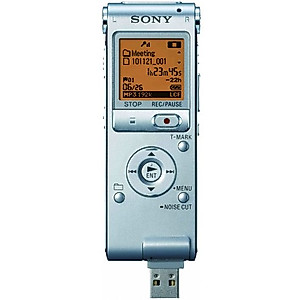 Sony ICD-UX512 2GB Expandable Digital Recorder with MP3 Capabilities - Silver