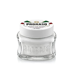 Proraso Pre-Shave Conditioning Cream for Men, Sensitive Skin Formula with Oatmeal and Green Tea, 3.6 Ounce (Pack of 1)
