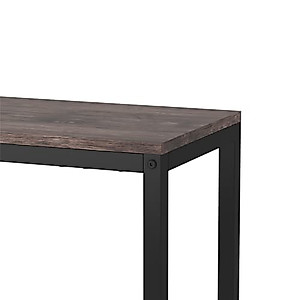 YEAR COLOR Console Table Narrow Sofa Table Entryway Table Sofa Table Narrow Long, Industrial Couch Table Hallway Table with Steel Frame for Living Room/Foyer