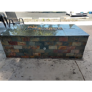 EasyFirePits Lifetime Warranted 316 Stainless Steel Marine Grade Straight Burners (48.00, 48 Inch Straight Burner)
