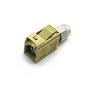 GXMRHWY A-Z Code Fakra Female to SMA Male Adapter Car RF Panel Mount Automotive Radio Connector (K Code)