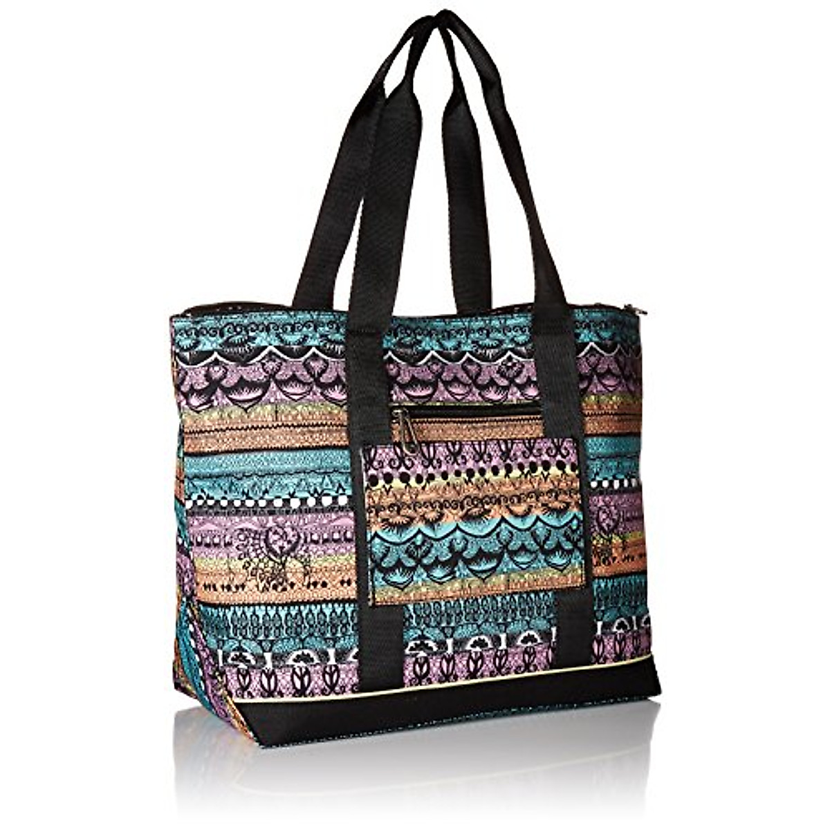 Sakroots New Adventure Finch Large Tote, Sherbet one World