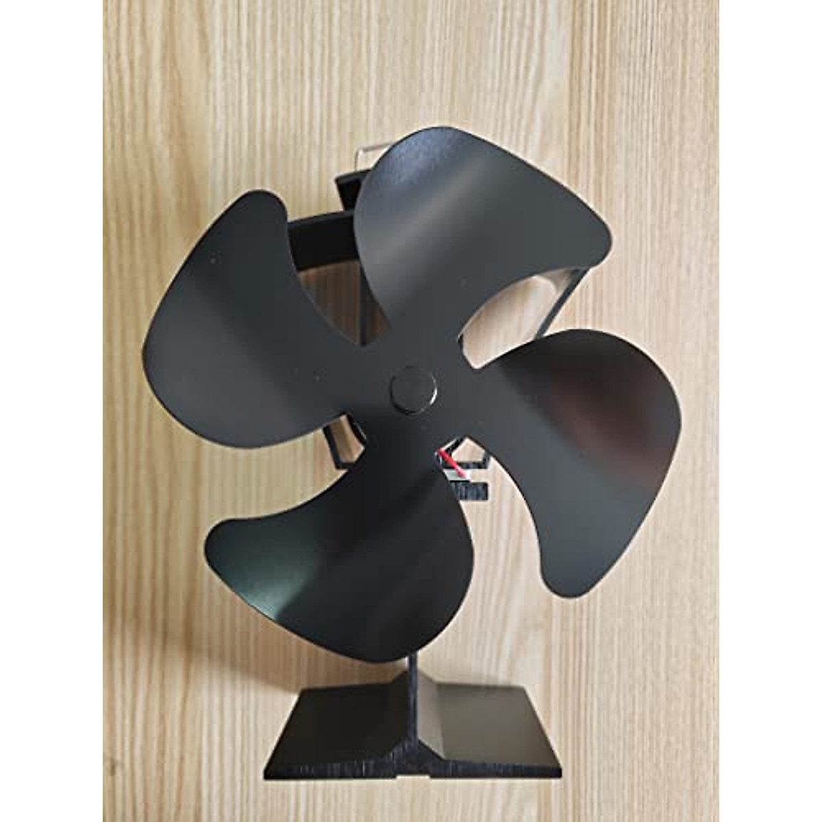 HAWCAFU Wood Stove Fan 4 Blades Fireplace Fan Heat Stove Fan Pellet Stove Fan for Fireplace/Burner/Logs/Fireplace