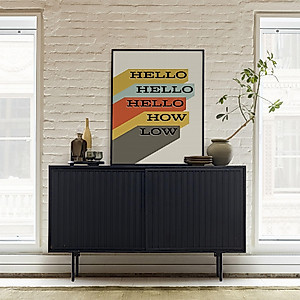 Smells Like Teen Spirit mid-century modern song lyric wall art print music band poster retro room decor bedroom aesthetic artwork living room dorm office (8x10" Print)