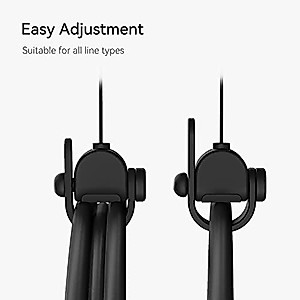 [Pro Version] KIWI design VR Cable Management, 6 Packs Pulley System fits Quest/Rift S/Valve Index/HTC Vive/Vive Pro/HP Reverb G2/PSVR/PS VR2 Accessories, Compatible with Quest 2 Link