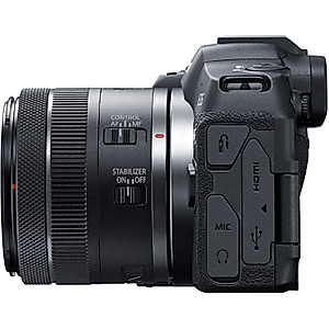 Canon EOS R8 Mirrorless Camera RF 24-50mm f/4.5-6.3 is STM Lens + Accessories Included: 2X 64GB Memory Cards, TTL Flash, Extra Battery, Case, Tripod & More (Renewed)