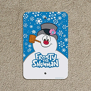 Frosty the Snowman Snowing Home Business Office Sign