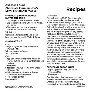 Augason Farms Morning Moo's Chocolate Low Fat Milk Alternative Can, Emergency Food Supply, Everyday Meals, 67 Servings