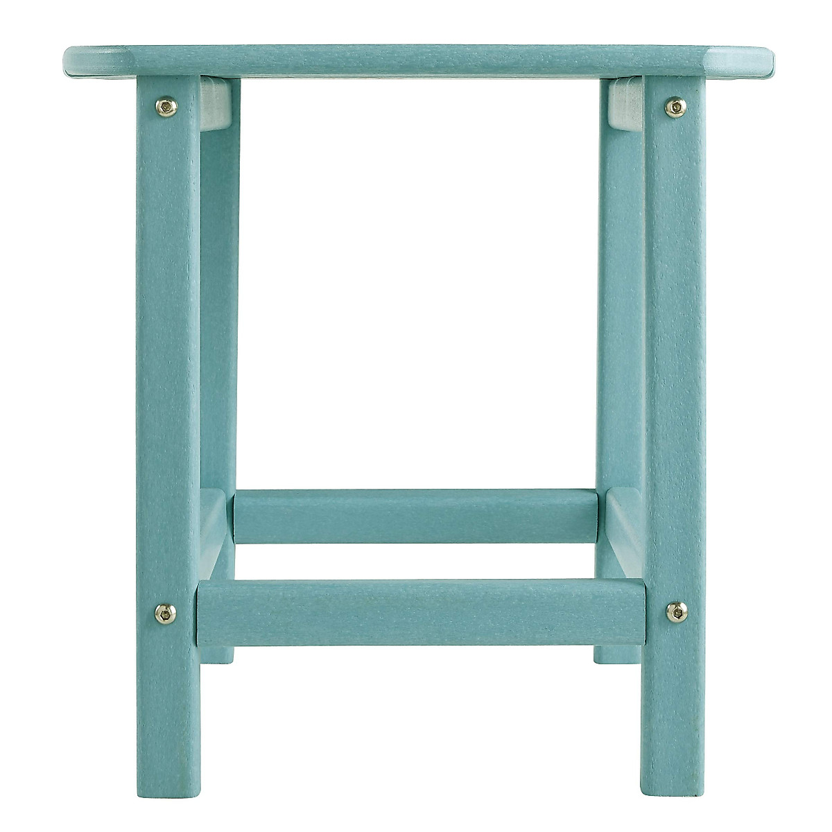 Signature Design by Ashley Sundown Treasure Outdoor Patio HDPE Weather Resistant End Table, Blue