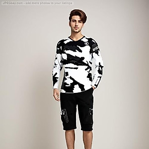 UGLY FROG Designs Cycling MTB Bicycle Mountain Bike Jersey Shirt for Men, Sprint & Symmer Baseball Jersey Long Sleeve