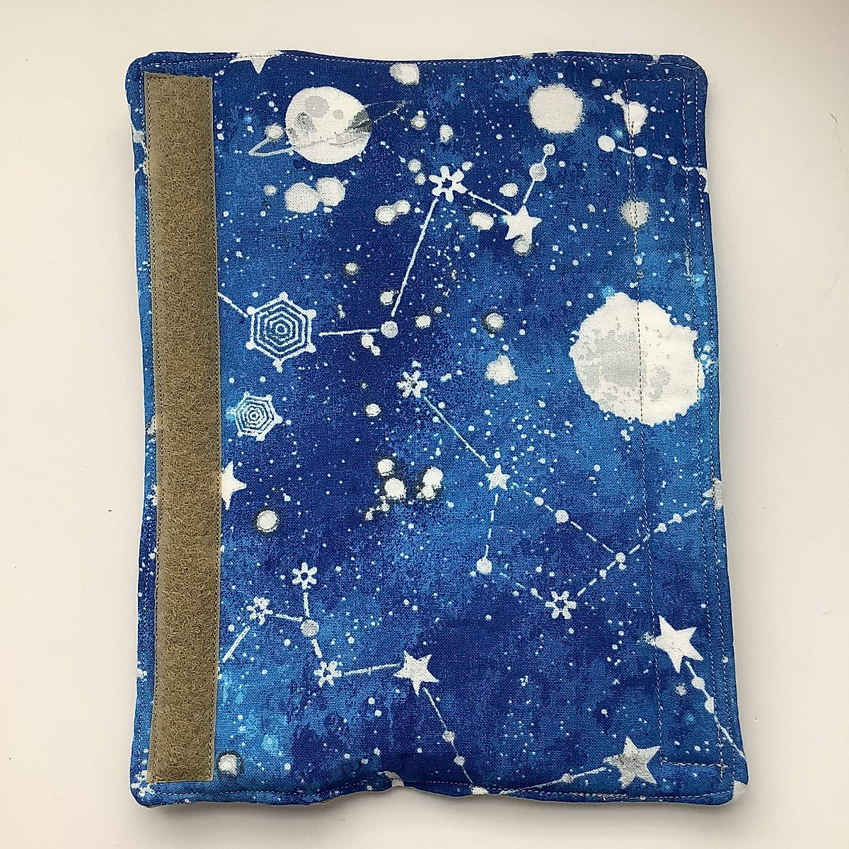 Set of 2 Universal Car Seat Belt Cover, Blue Moon White Dreamcatcher Saturn Star, Truck SUV Cushion Seatbelt Shoulder Strap, Soft Comfortable Driving Protection, Plush Padded 100% Cotton Adult Child