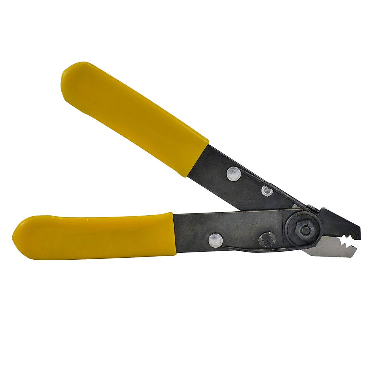 Miller FO 103-D Series Dual Hole Fiber Optic Stripper for Working Technicians, Electricians, and Installers, V-Shaped Opening, Safe Cable Tool, Easily Portable Wire Stripper, 2.72 Ounces