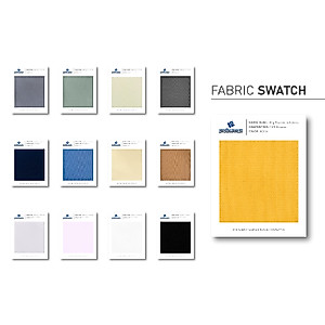 Prolinemax Polyester Fabric Sample Set for Outdoor Daybed,Patio Porch Swing Bed | 13 Colors