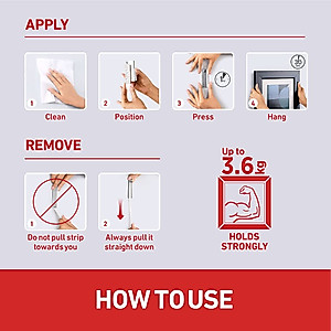 Command Universal Frame Hangers, Damage Free Hanging Picture Hangers, No Tools Frame Hanger for Living Spaces, 1 Metal Picture Frame Hanger and 4 Large Command Strips