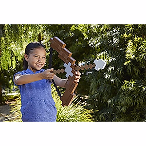 Mattel Minecraft Toys, Ultimate Bow and Arrow with Lights and Sounds, Kid-Sized Role-play Accessory, Gift for Kids and Fans