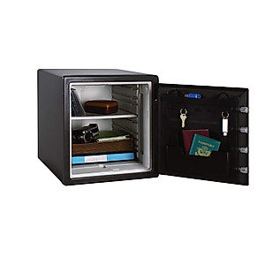 SentrySafe Fireproof Steel Home Safe with Digital Keypad Lock, Secure Valuables, Jewelry and Documents, 1.19 Cubic Feet, 17.8 x 16.3 x 19.3 inches, SF123ES