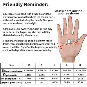 BESSTEVEN Winter Fingerless Gloves for Men Women | Convertible Flip Top Mittens - Thermal Polar Fleece Warm Lightweight for Texting Jogging - Black Medium