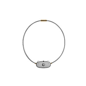 Wearable Ionic Air Purifier Necklace| Kids ages 3-10| Wildfire smoke| 99% removal rate verified by 3-party labs| Samll, portable | USB rechargeable- 28hrs| Airvida C1 ｜Neck size 15.75 in.-Koala Grey