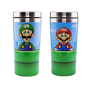 Super Mario Warp Pipe Travel Mug - 15oz Stainless Steel - Officially Licensed Nintendo Merchandise